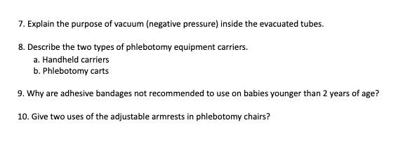 Solved 1. Describe the two patterns of veins in the | Chegg.com
