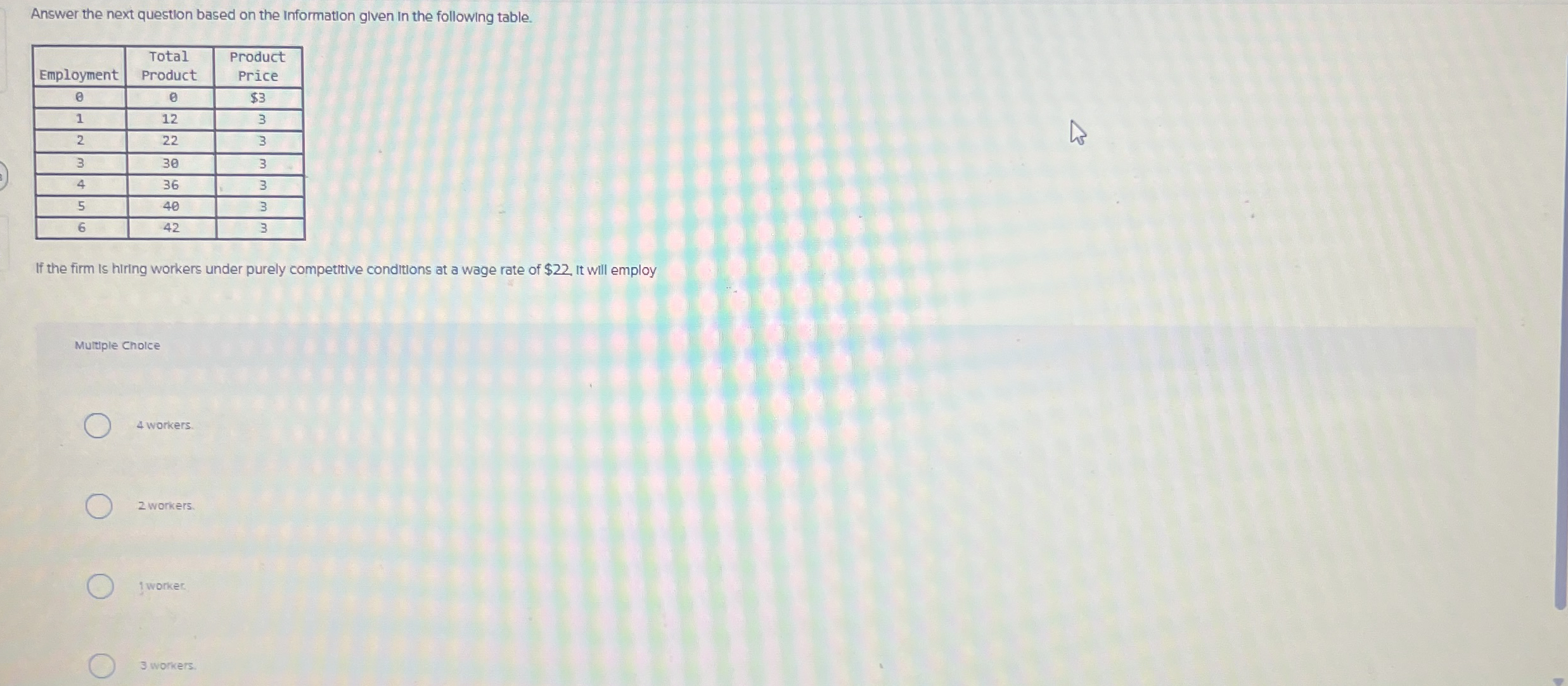 Solved Answer the next question based on the information | Chegg.com