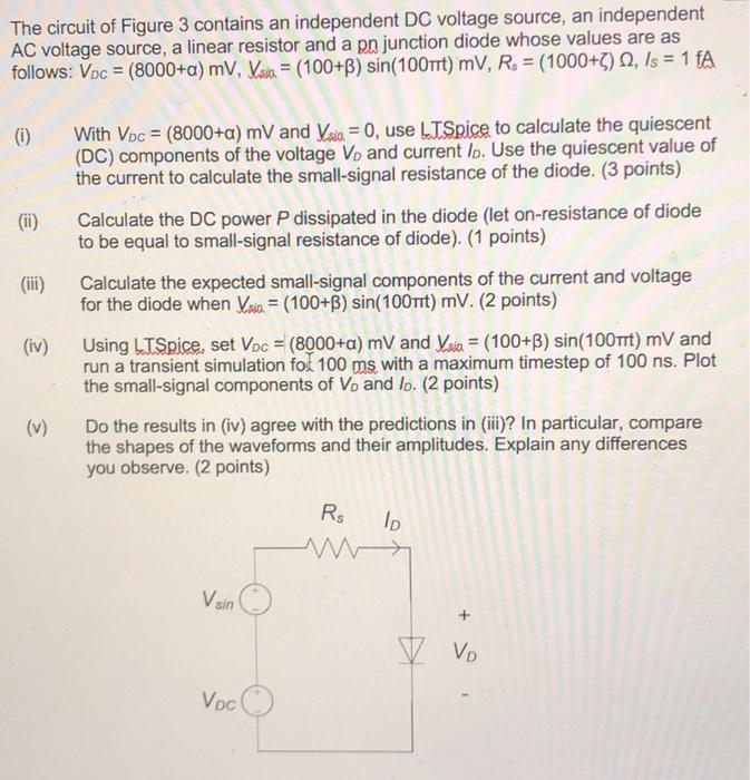 Solved The circuit of Figure 3 contains an independent DC | Chegg.com