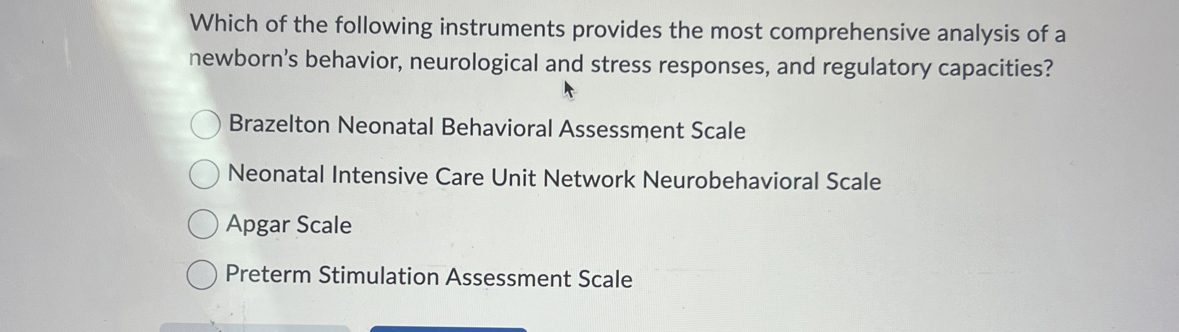 Solved Which of the following instruments provides the most | Chegg.com