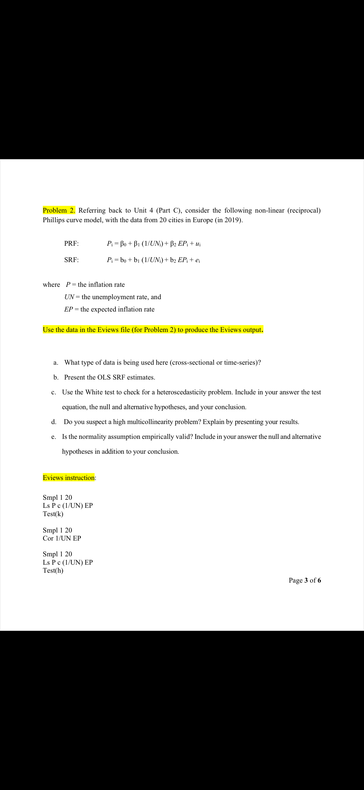 Solved Problem 2. ﻿Referring back to Unit 4 (Part C), | Chegg.com