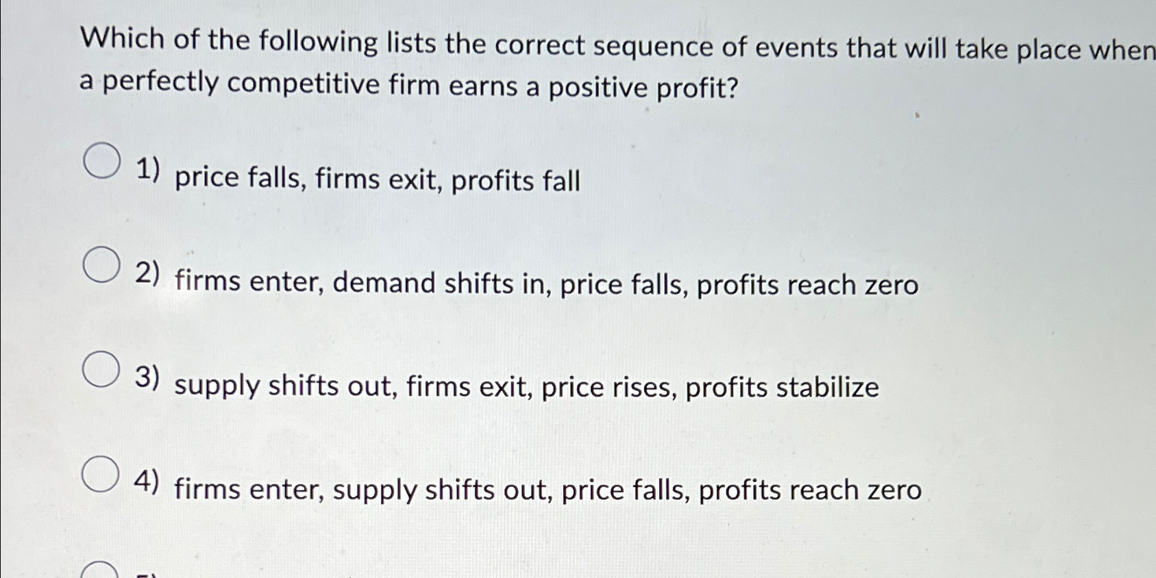 Solved Which of the following lists the correct sequence of | Chegg.com
