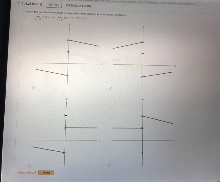 Solved sketch the graph of an example of a function f that | Chegg.com