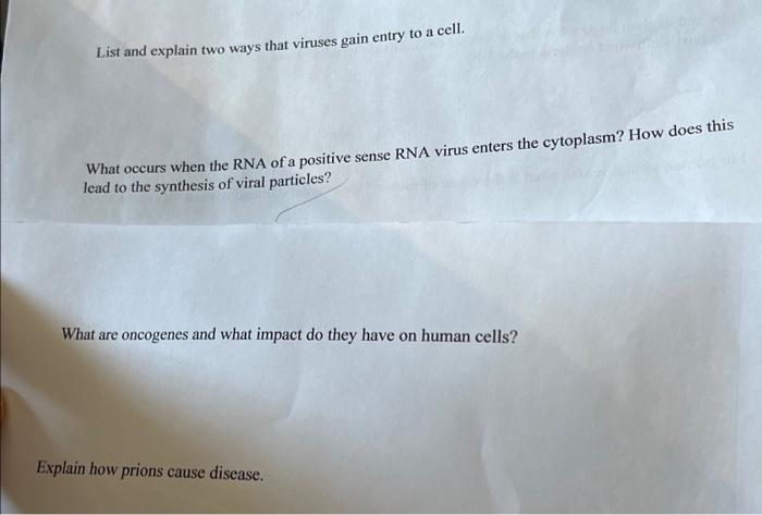 Solved What occurs to a dsDNA virus's DNA when the viral DNA | Chegg.com