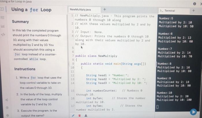 Solved here is my homework in java in the second picture to | Chegg.com