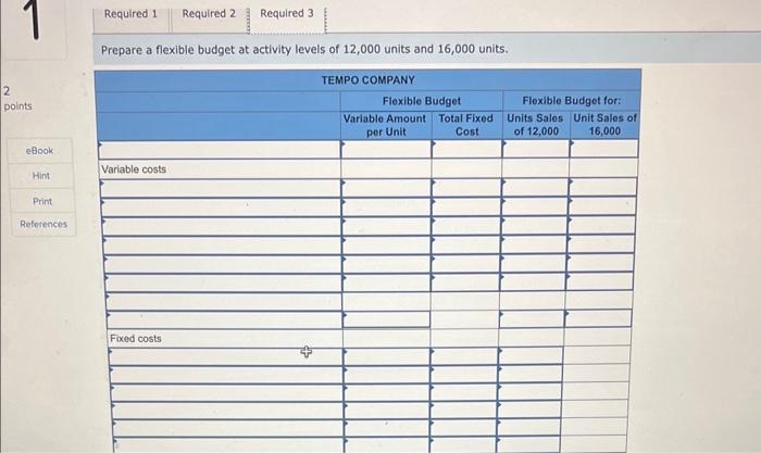 Solved 1. Compute total variable cost per unit. 2. Compute | Chegg.com