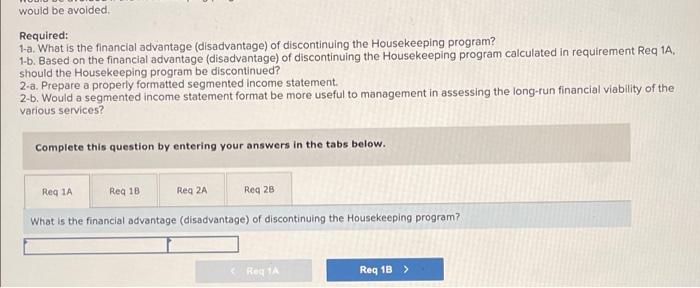 Solved Problem 11-19 (Algo) Dropping or Retaining a Segment | Chegg.com