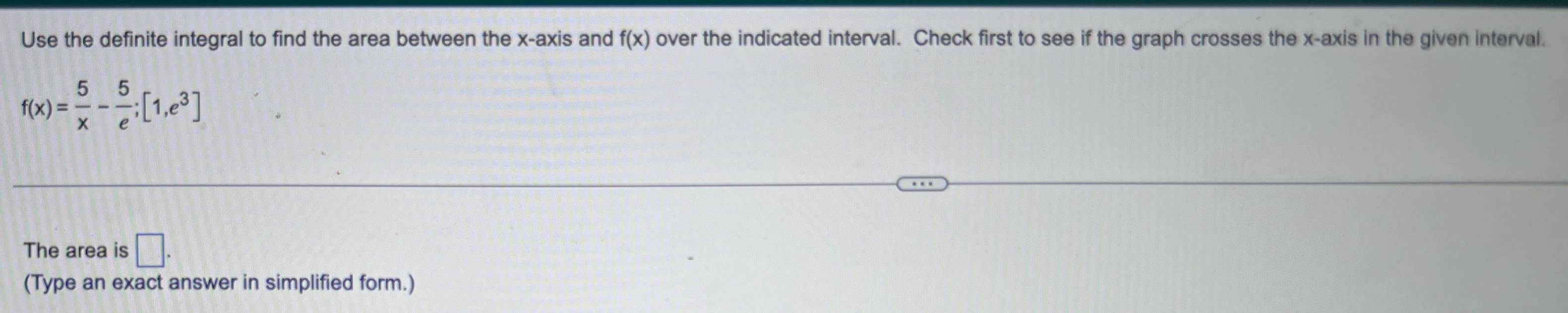 Solved Use the definite integral to find the area between | Chegg.com