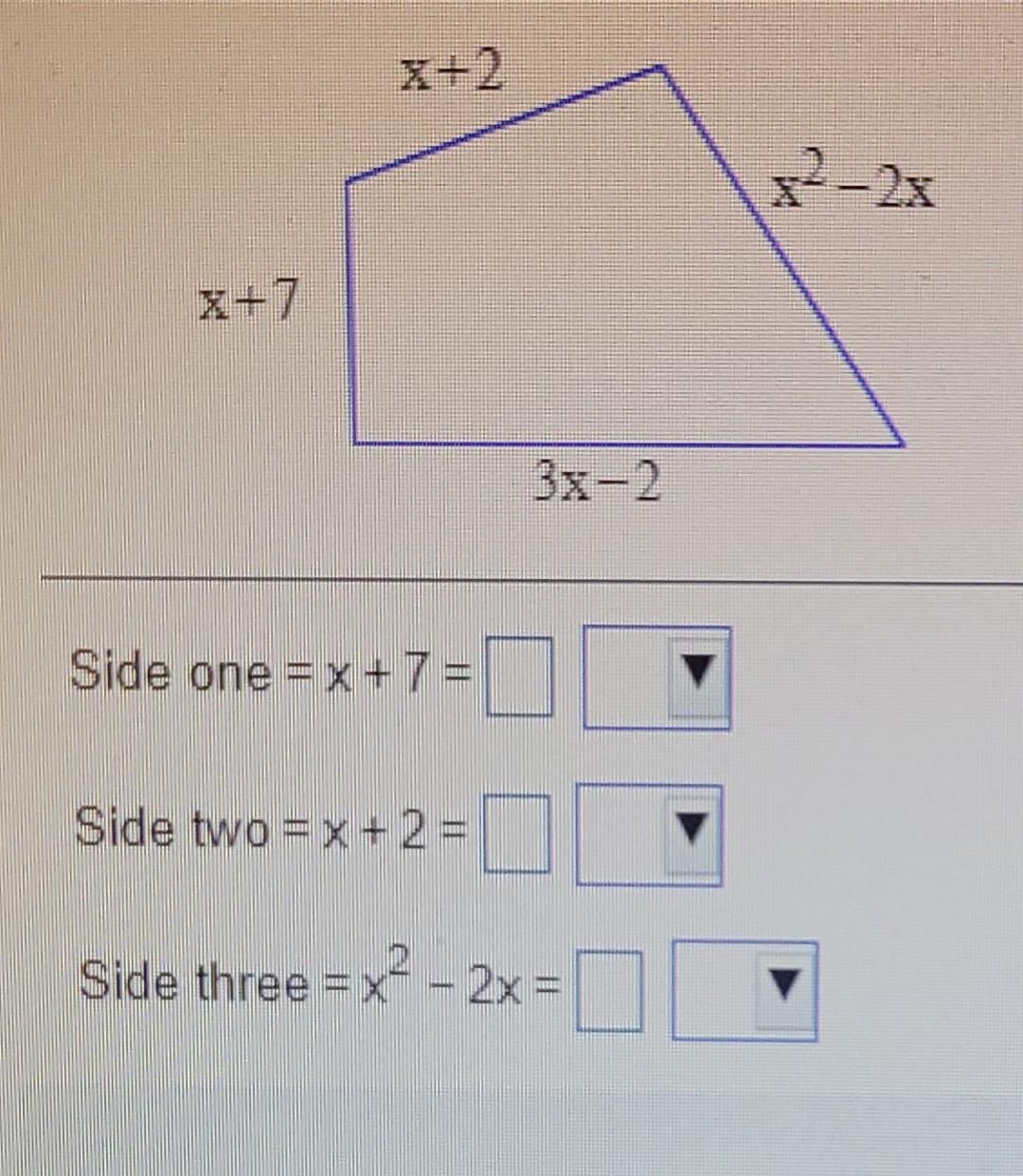 Solved The perimeter of the quadrilateral is 35cm. Find the | Chegg.com