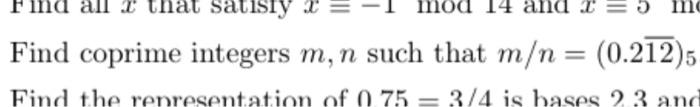 Solved Find coprime integers m,n such that m/n=(0.212)5 | Chegg.com