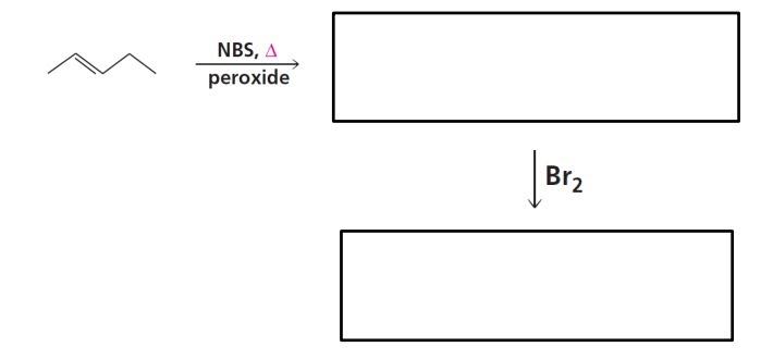 Solved NBS, A peroxide Br2 | Chegg.com