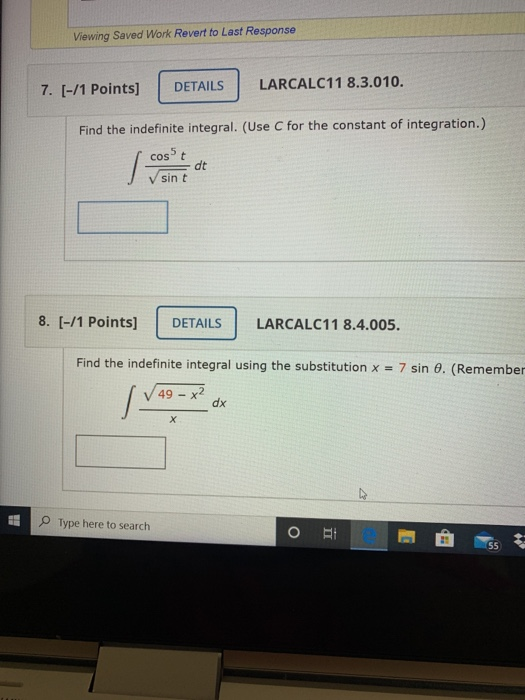 Solved Viewing Saved Work Revert to Last Response 7. [-/1 | Chegg.com