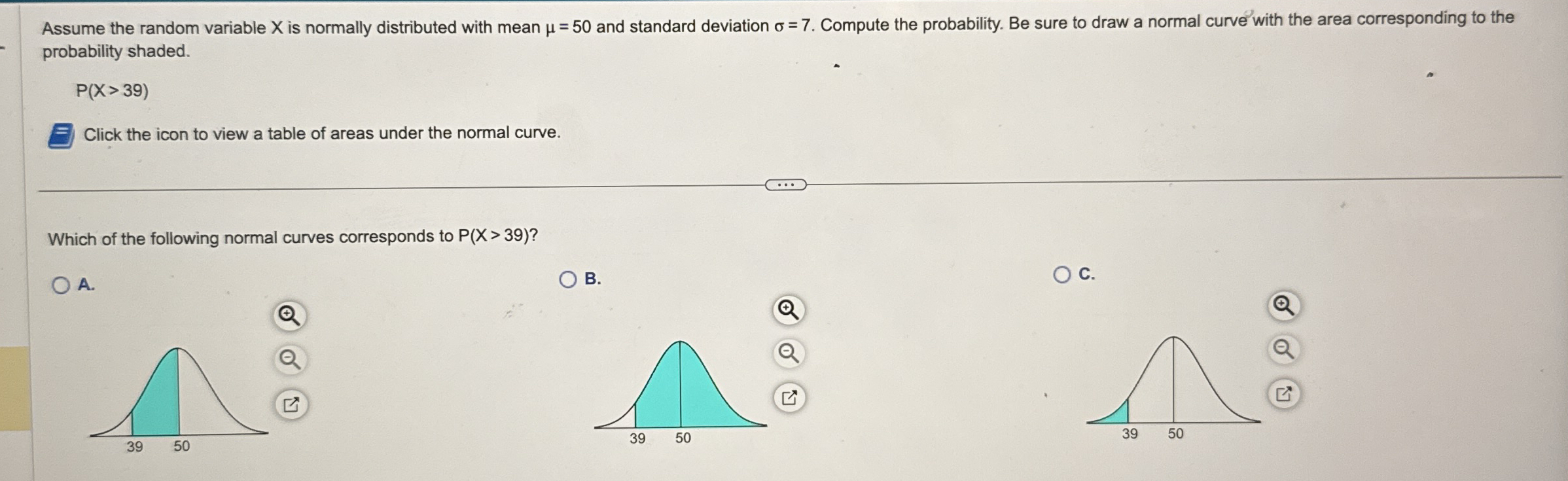Solved Assume the random variable x ﻿is normally distributed | Chegg.com