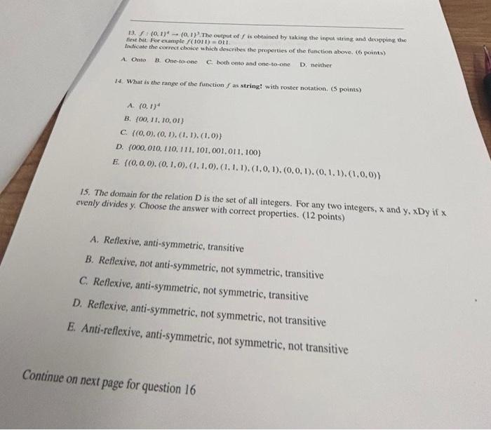 Solved 2. What is [P(P(P(Θ)))/ (2 points) A. 3 B. 4 C. 6 D. | Chegg.com