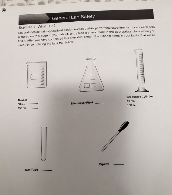 Solved General Lab Safety General Lab Safety Pre-Lab | Chegg.com