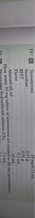 Solved w te in How many 0.75-mg tablets of estropipate may | Chegg.com