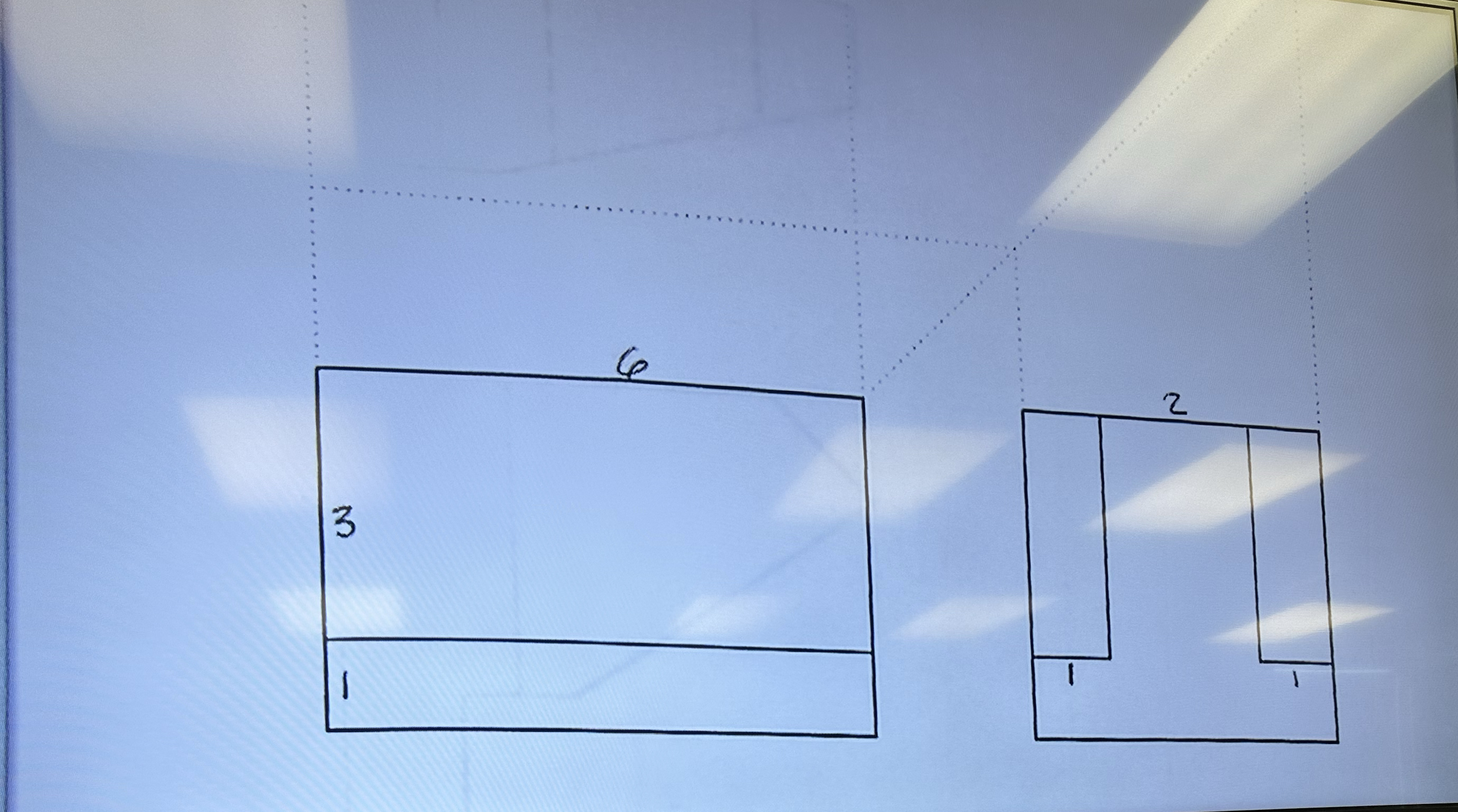 Solved Given two complete views, sketch in the missing view | Chegg.com