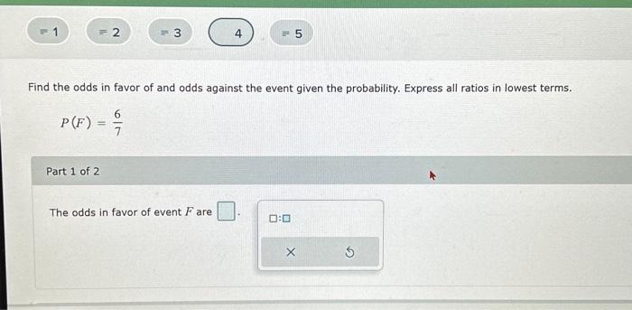 Solved Find the odds in favor of and odds against the event | Chegg.com