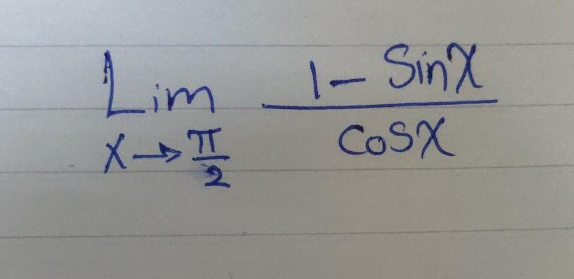 Solved Lim in Sinx X I COSX | Chegg.com