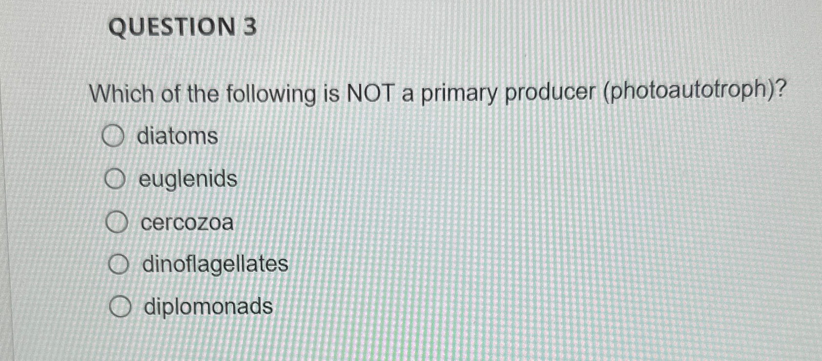 Solved QUESTION 3Which of the following is NOT a primary | Chegg.com