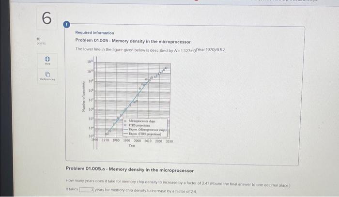 Required informetion Problem 01.005 - Memory density | Chegg.com