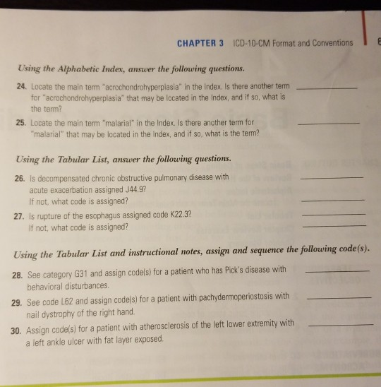 CHAPTER 3 ICD 10 CM Format And Conventions 69 Using Chegg CHAPTER 3 ICD 10 CM Format And Conventions 69 Using Chegg