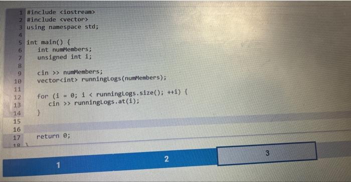 Solved numMembers is read from input as the size of the | Chegg.com