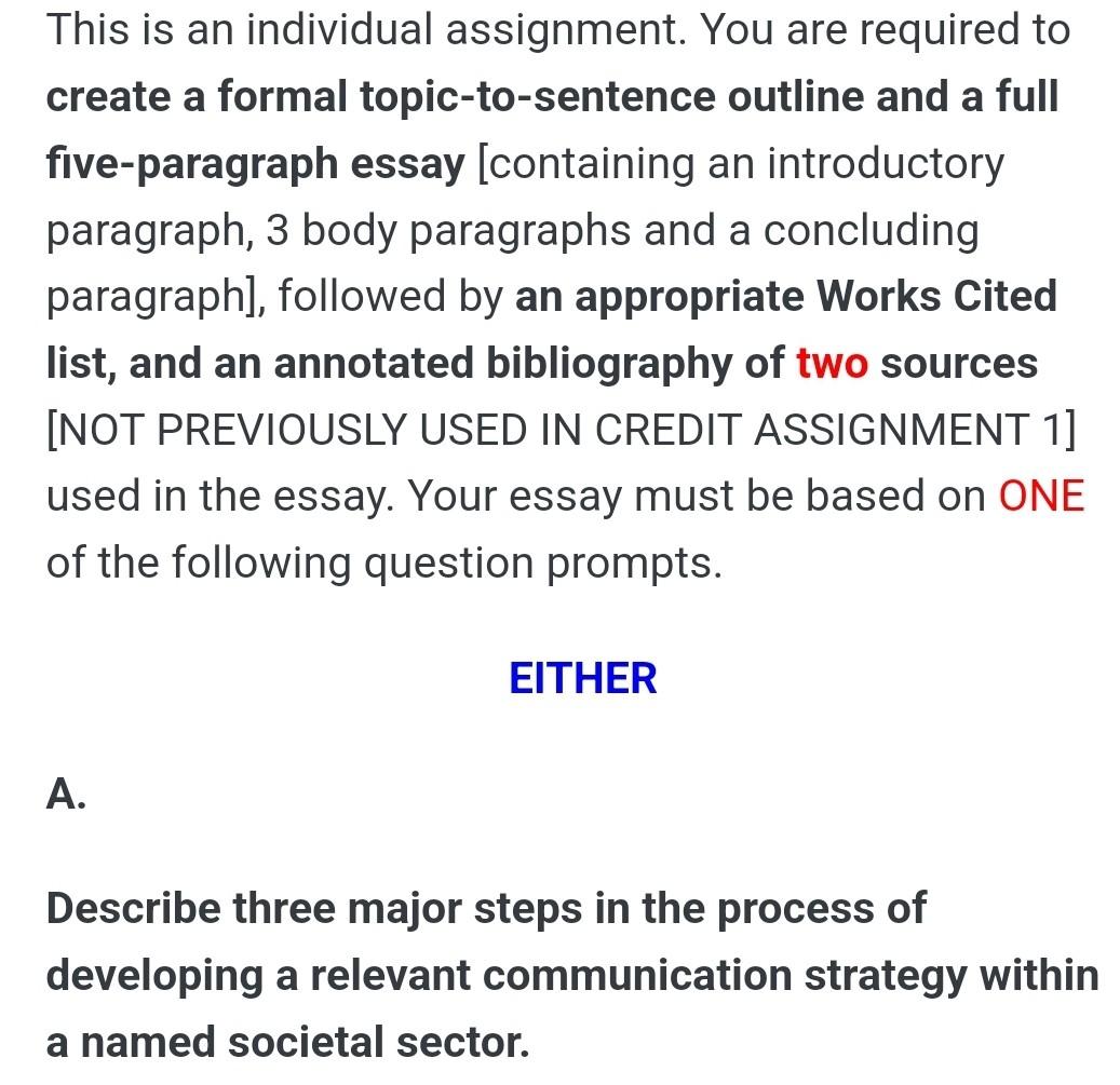 This is an individual assignment. You are required to | Chegg.com