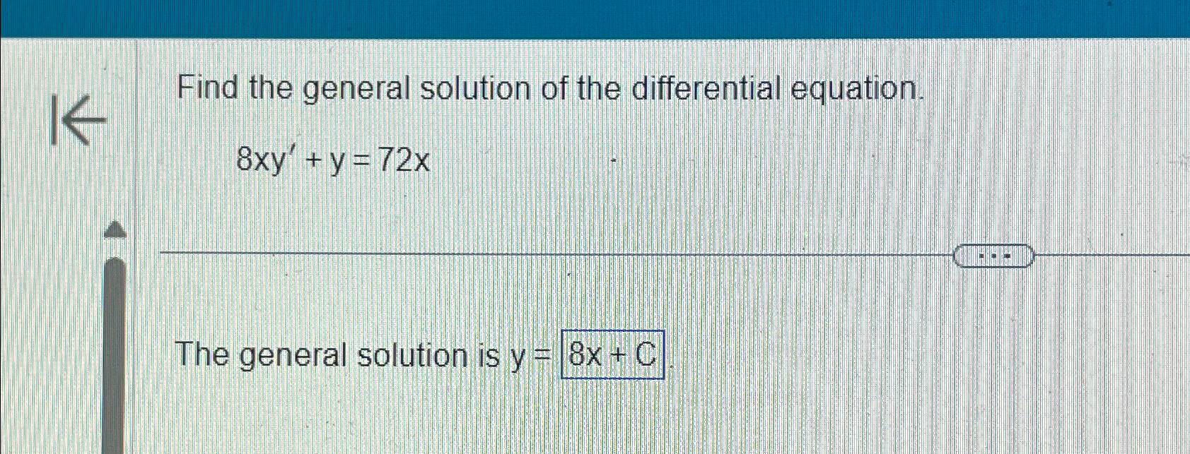Solved Find the general solution of the differential | Chegg.com