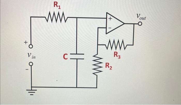 Solved Find the transfer function Vout(s)/Vin(s) for op-amp | Chegg.com