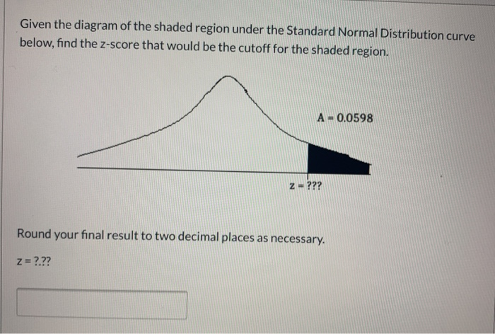 Solved find the z score that would be the cut off for the | Chegg.com