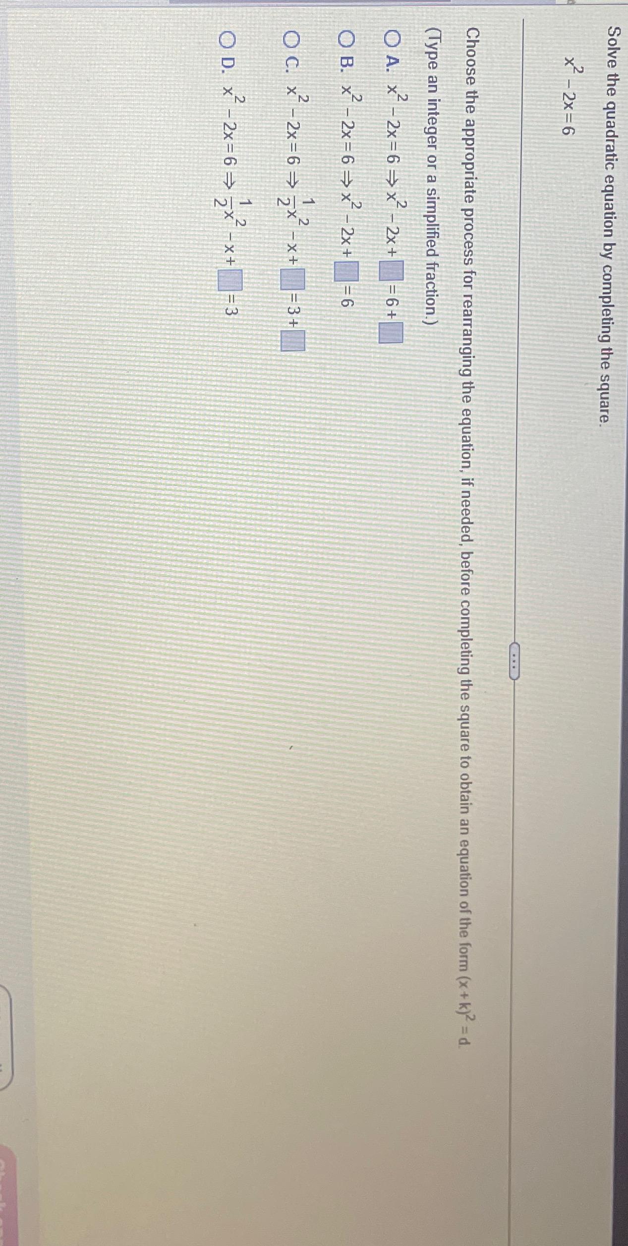 Solved Select the right answer. Than give the missing | Chegg.com