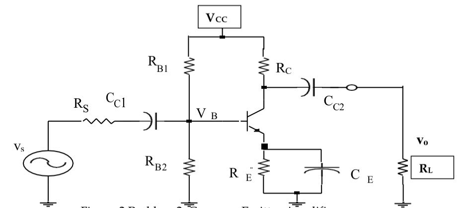 Solved Perform a full analysis of this CE amplifier | Chegg.com