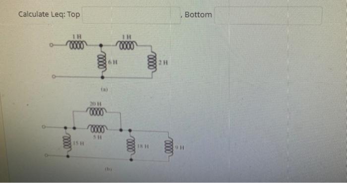 Solved Calculate Leq: Top Bottom IH 0000 00000 0000 61 elle | Chegg.com