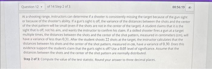 Solved At a shooting range, instructors can determine if a | Chegg.com