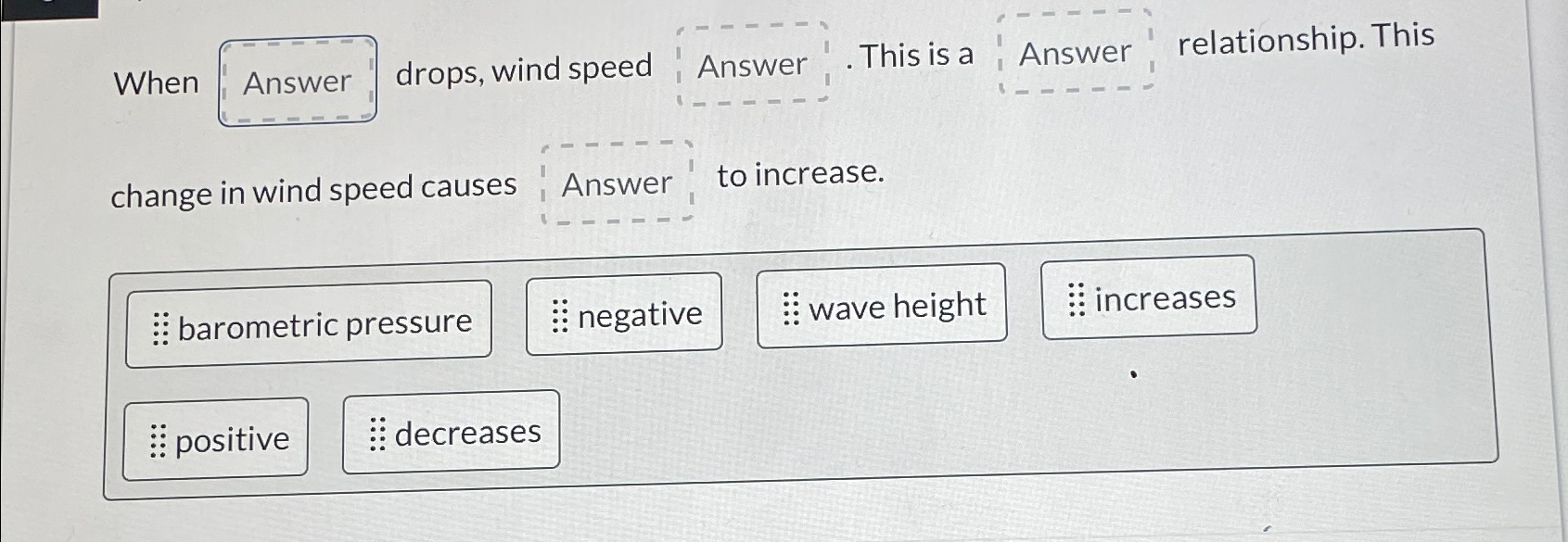 Solved When ﻿drops, wind speed Answer . ﻿This is a Answer | Chegg.com