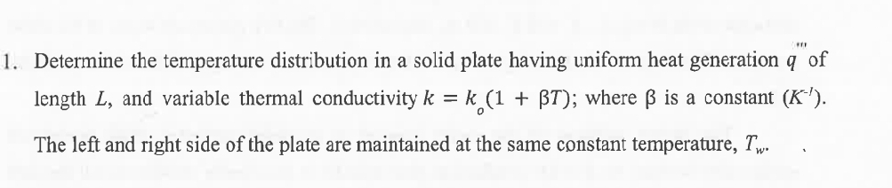 Solved Determine the temperature distribution in a solid | Chegg.com