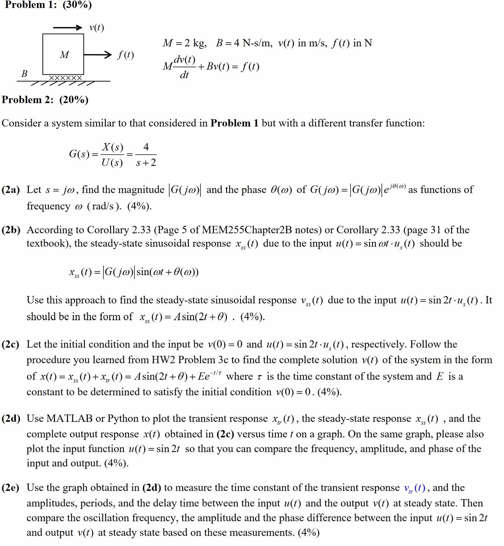 Solved Problem 1: | Chegg.com