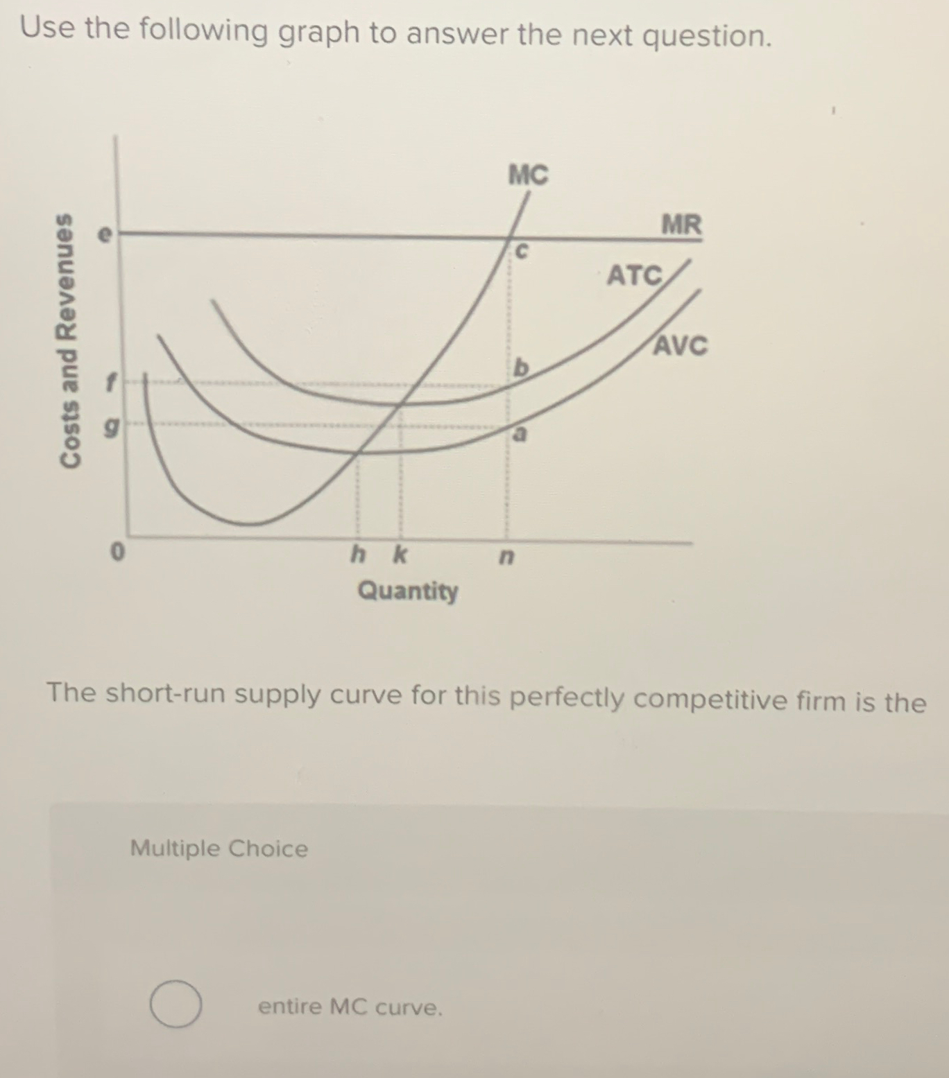 Solved Use the following graph to answer the next | Chegg.com