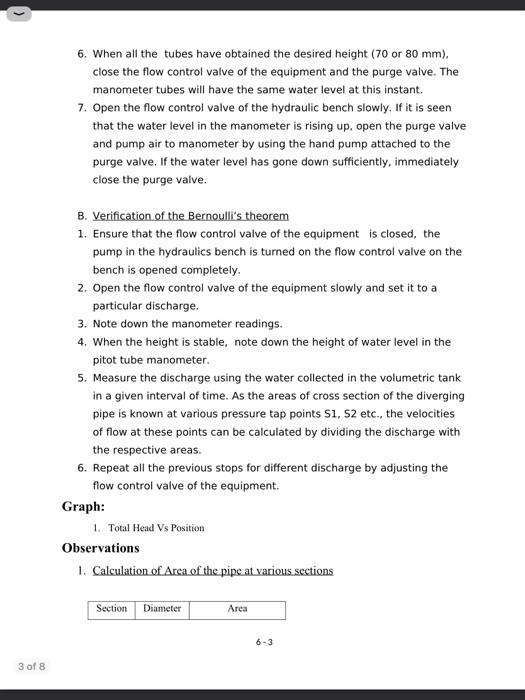 Solved hydrology experiment fill the table , give a sample | Chegg.com