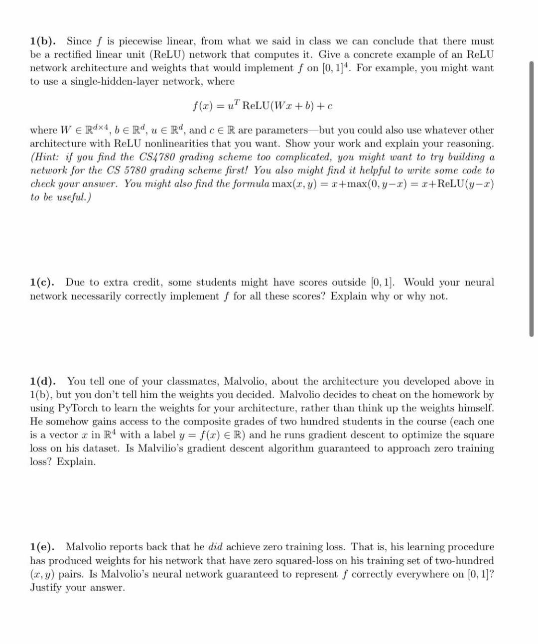 : Understanding ReLU Networks The final composite | Chegg.com