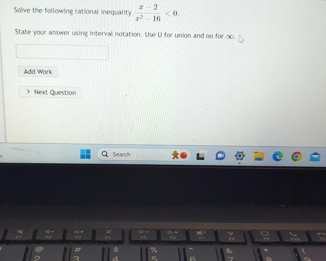 Solved x2−16x−2