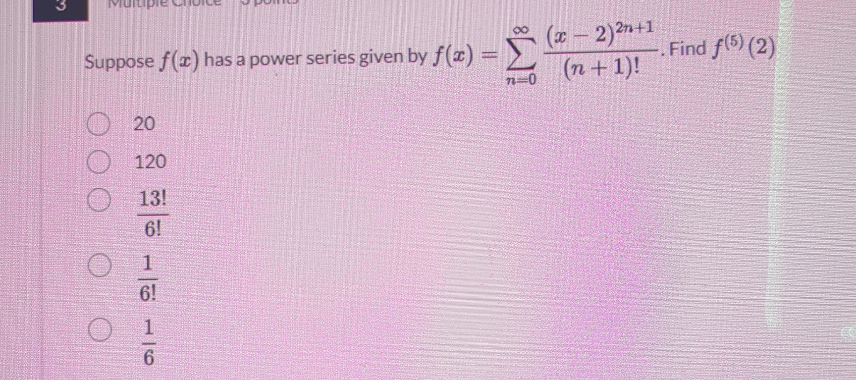 Solved Suppose f(x) ﻿has a power series given by | Chegg.com