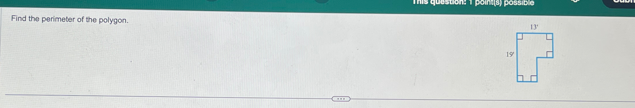 Solved Find the perimeter of the polygon. | Chegg.com