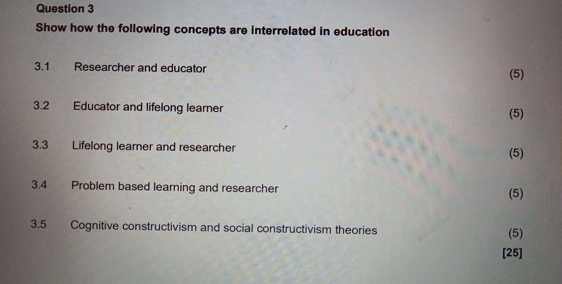Show how the following concepts are interrelated in | Chegg.com
