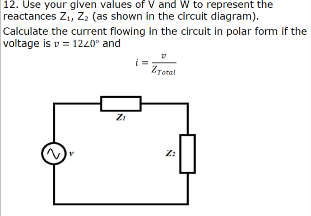 Solved Use your given values of V ﻿and W ﻿to represent | Chegg.com