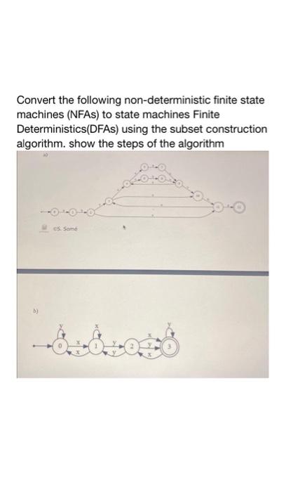 Solved Convert the following non-deterministic finite state | Chegg.com Solved Convert the following non-deterministic finite state | Chegg.com