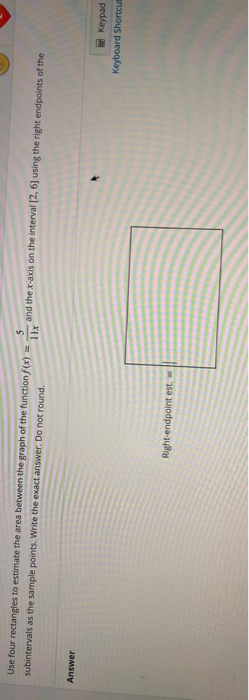 Solved Use four rectangles to estimate the area between the | Chegg.com
