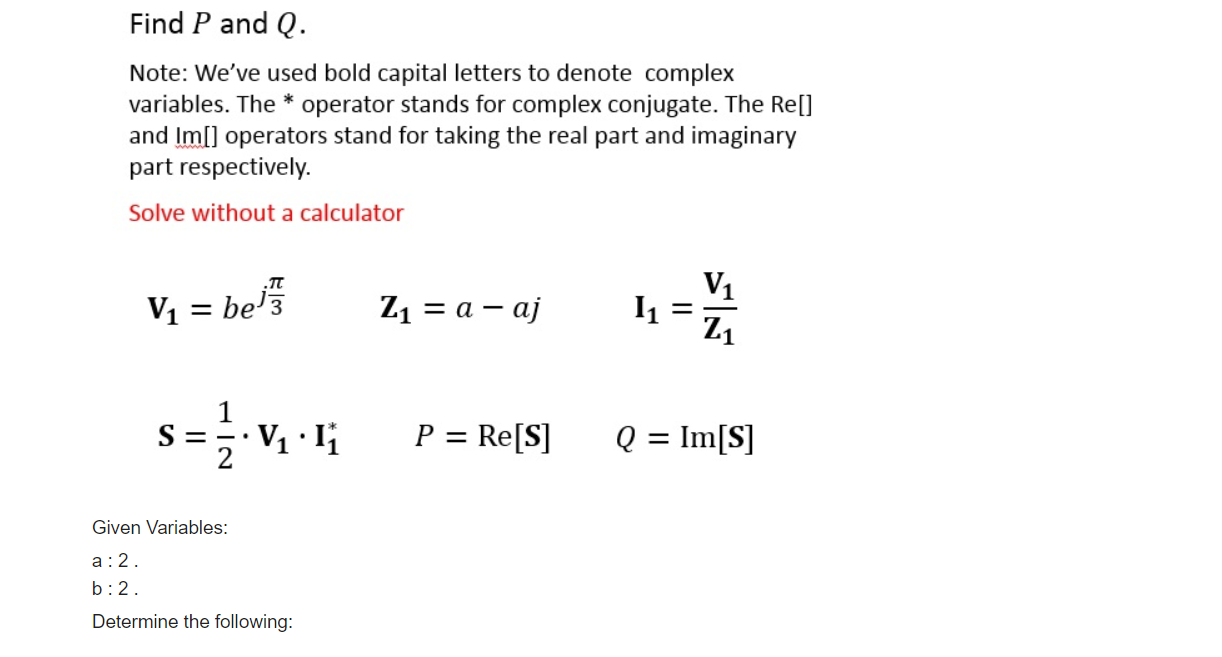 Find P ﻿and Q.Note: We've used bold capital letters | Chegg.com