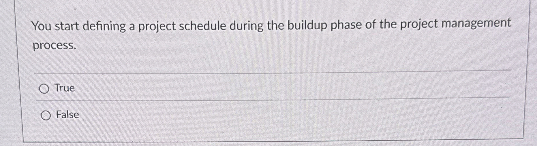 Solved You start defining a project schedule during the | Chegg.com Solved You start defining a project schedule during the | Chegg.com